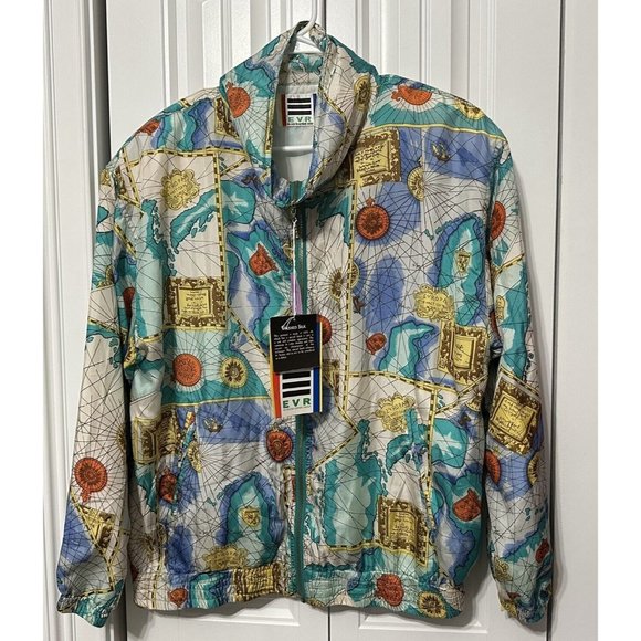 EVR | Jackets & Coats | Vintage Evr Div Rousso Silk Jacket Womens Large ...